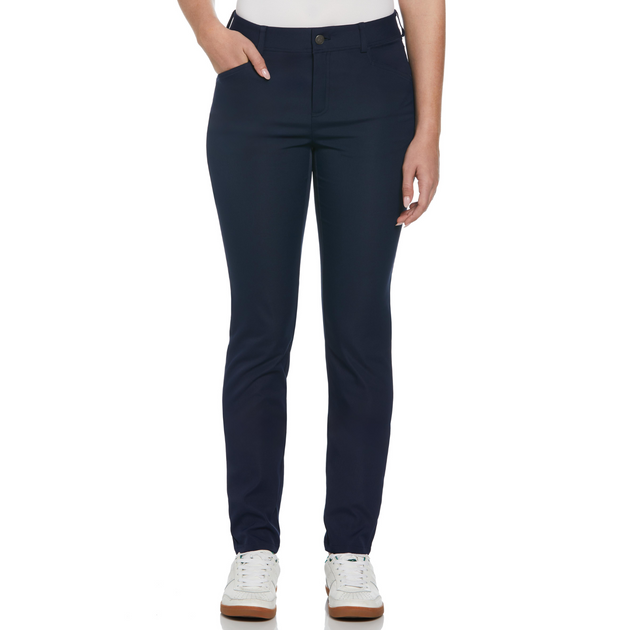 Veronica 5-Pocket Full Length Straight Leg Pant In Blue | Original Penguin®