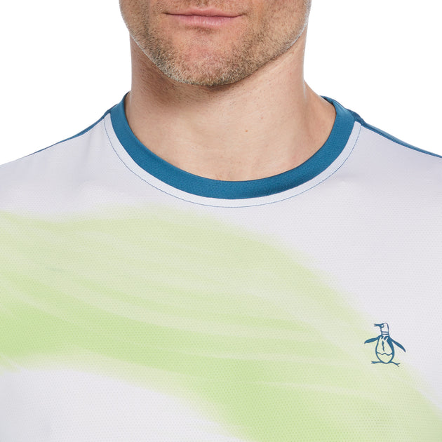 Colour Block Performance Tennis T-Shirt In Multicolor | Original Penguin®