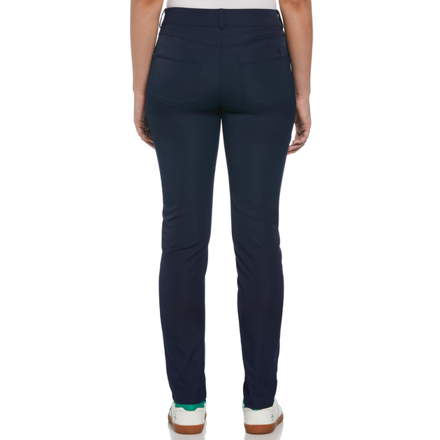 Veronica 5-Pocket Full Length Straight Leg Pant In Blue | Original Penguin®