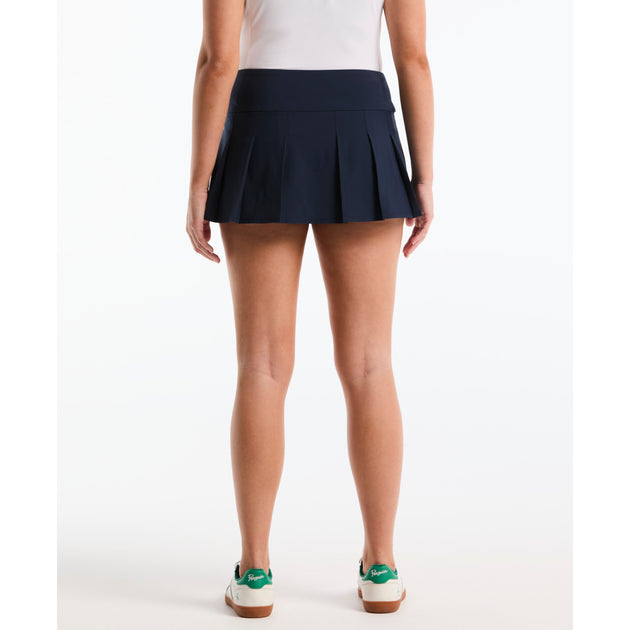 Women's Pleated Tennis Skort In Blue | Original Penguin®