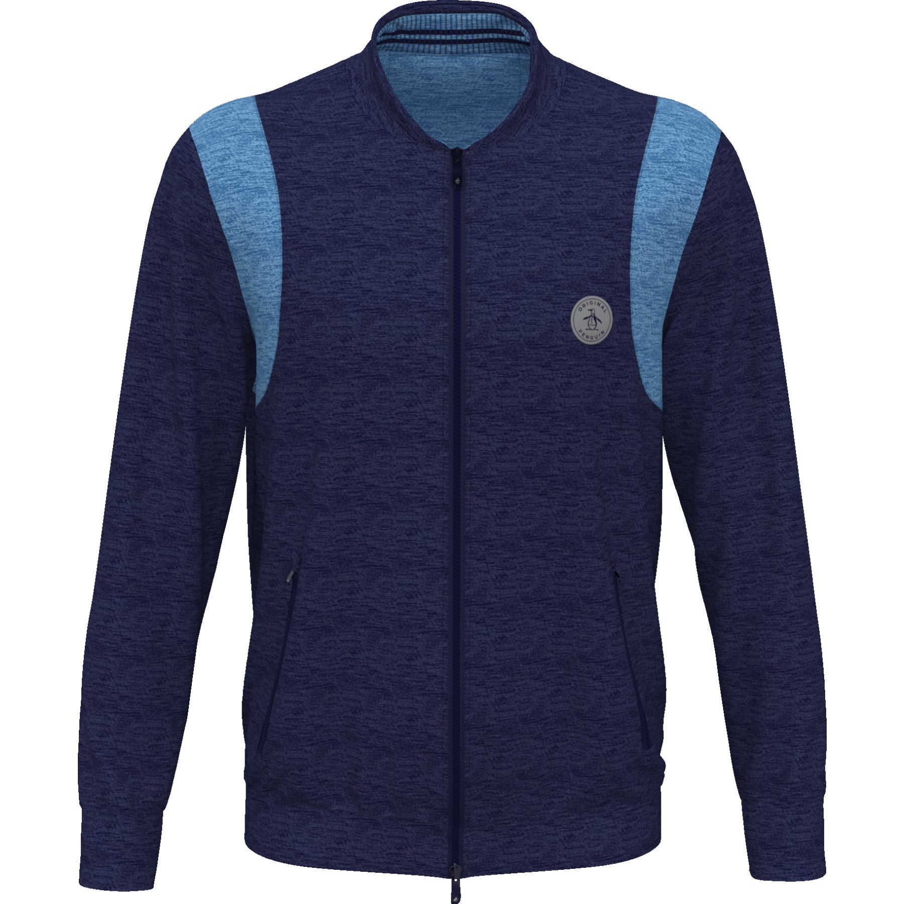 Color Block 80's Bomber Jacket In Blue | Original Penguin®
