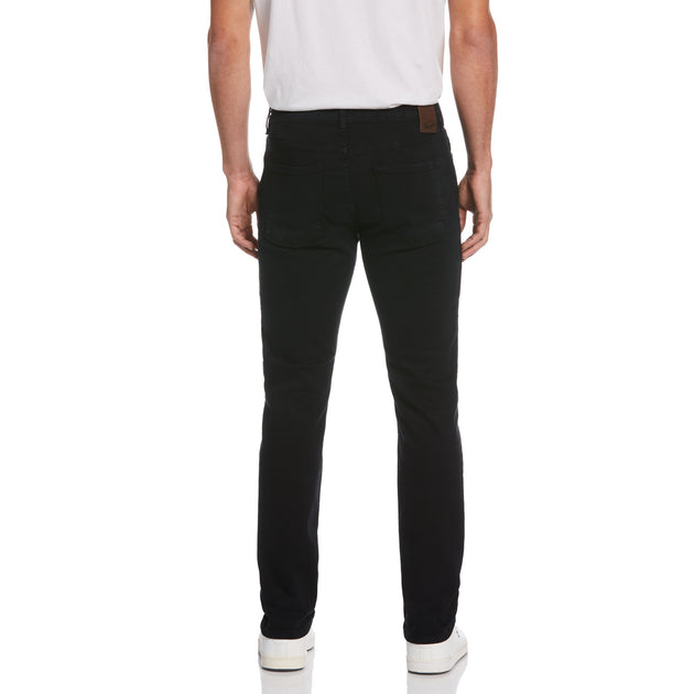 Over Dyed Stretch Denim Trousers In Grey | Original Penguin®
